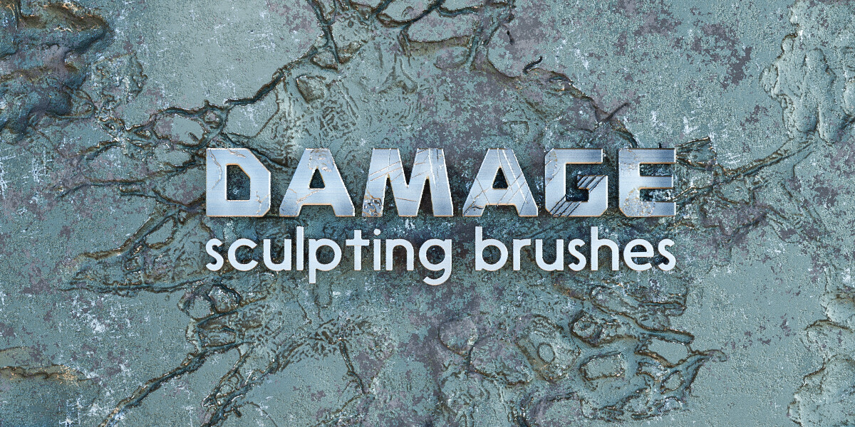 ArtStation - Damage Sculpting Brushes | Brushes