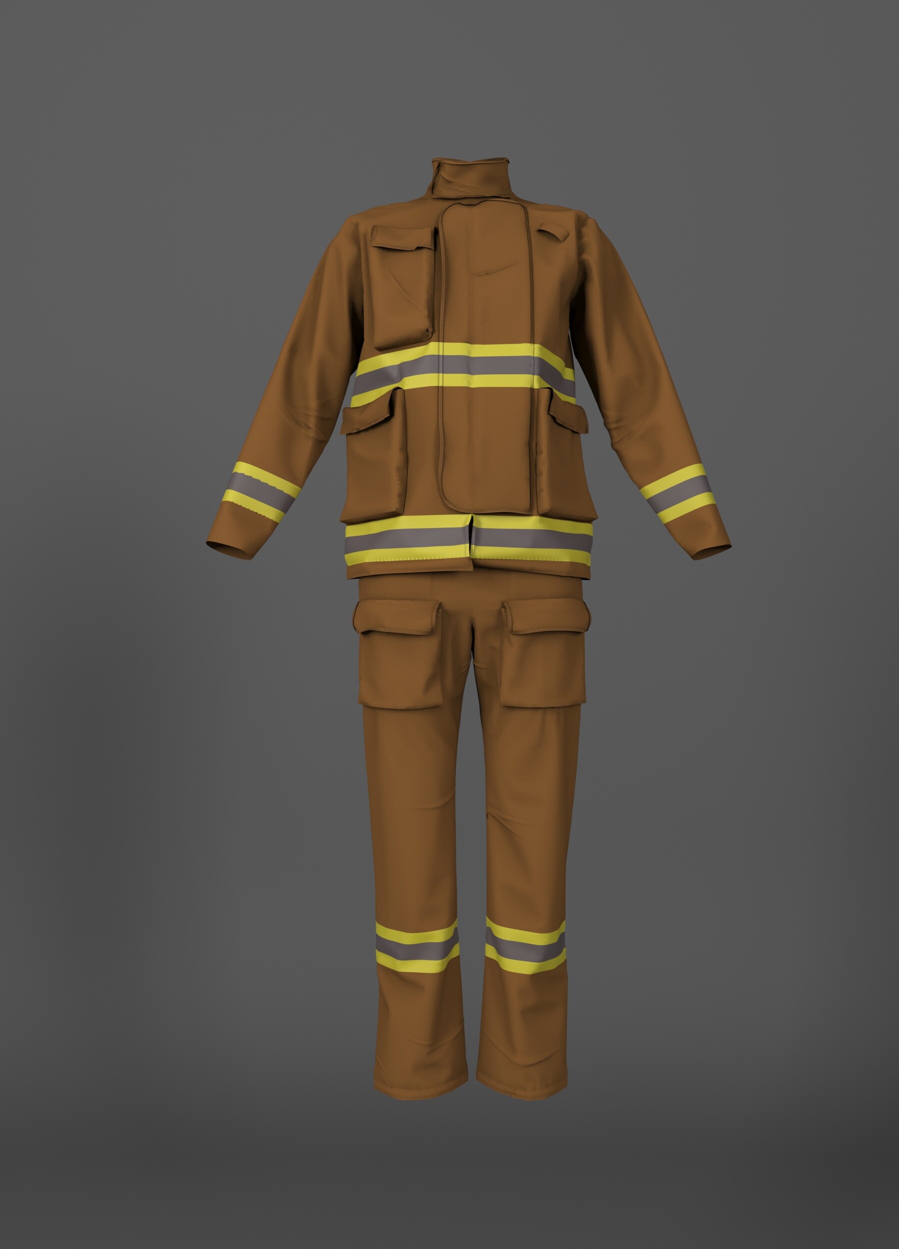 ArtStation - MALE FIREFIGHTER OUTFIT + MATERIALS + CLO 3D + MARVELOUES ...