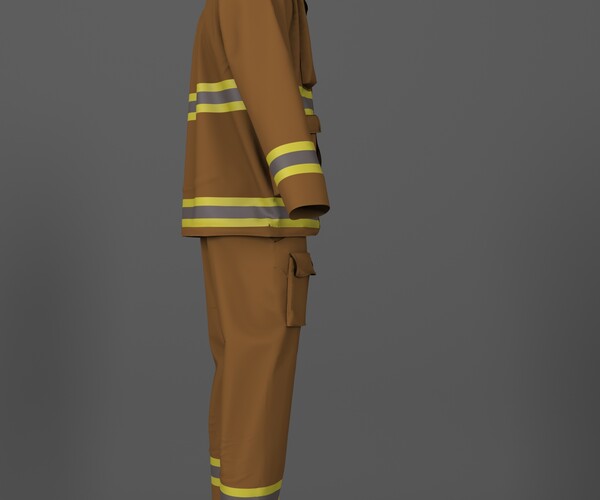 ArtStation - MALE FIREFIGHTER OUTFIT + MATERIALS + CLO 3D + MARVELOUES ...