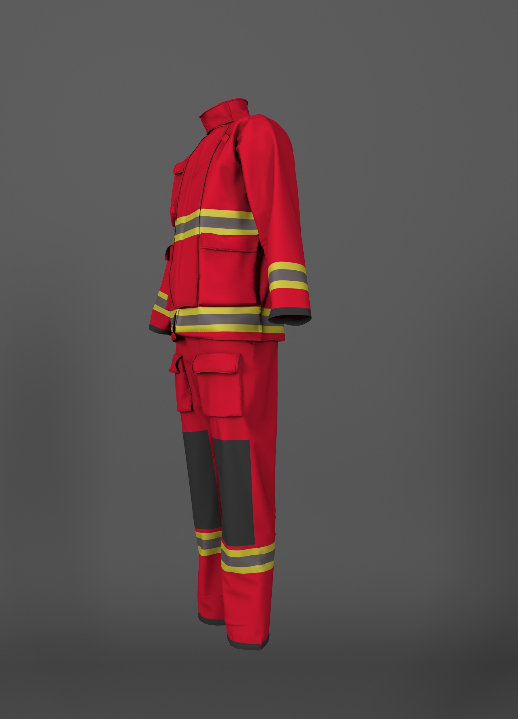 ArtStation - MALE FIREFIGHTER OUTFIT + MATERIALS + CLO 3D + MARVELOUES ...