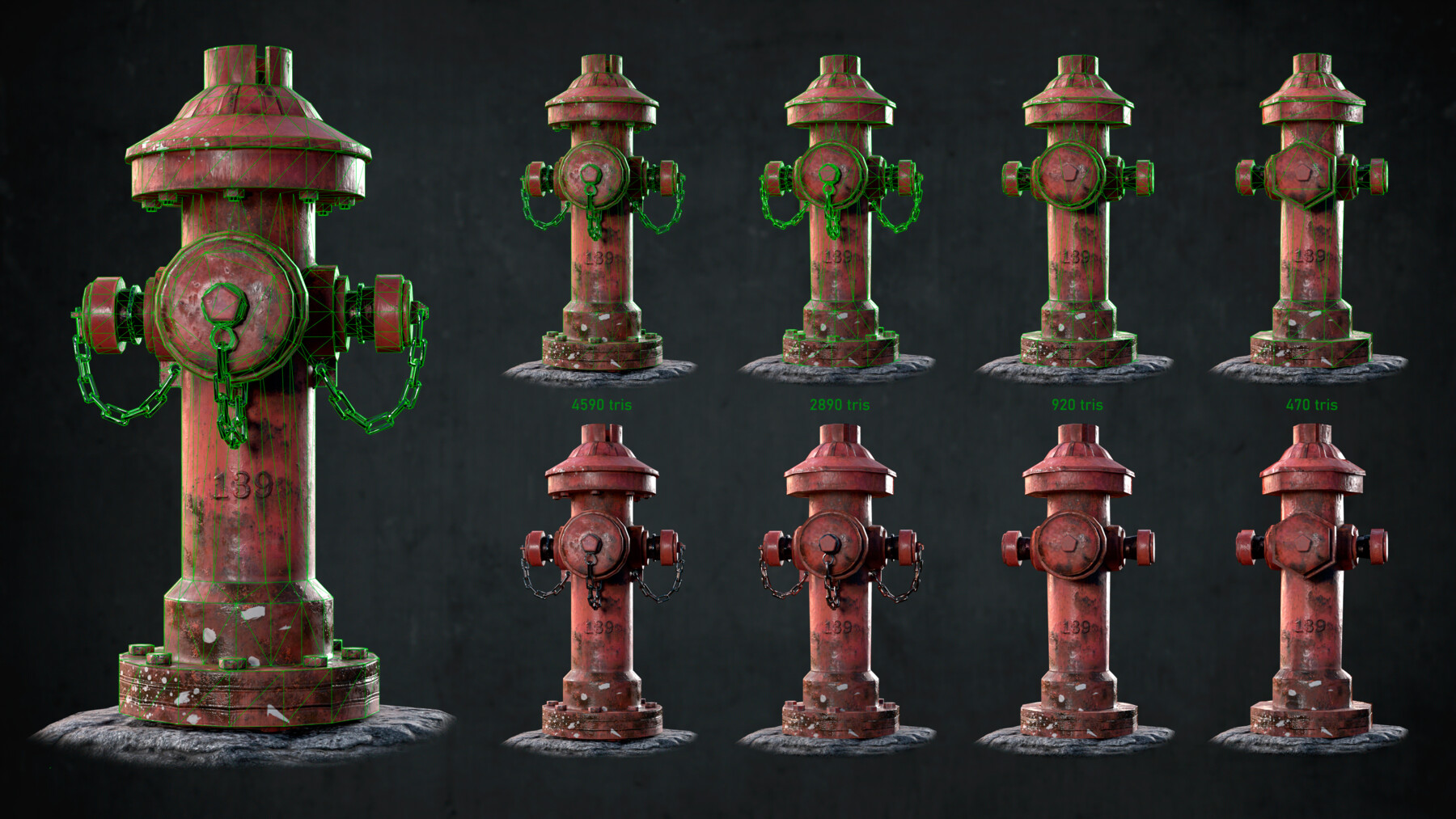 ArtStation - FIRE HYDRANT GAME-READY ASSET | Game Assets