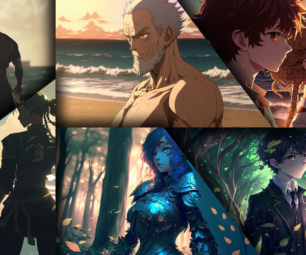 ArtStation - 112 Anime Characters (More Than 8K Resolution) | Artworks