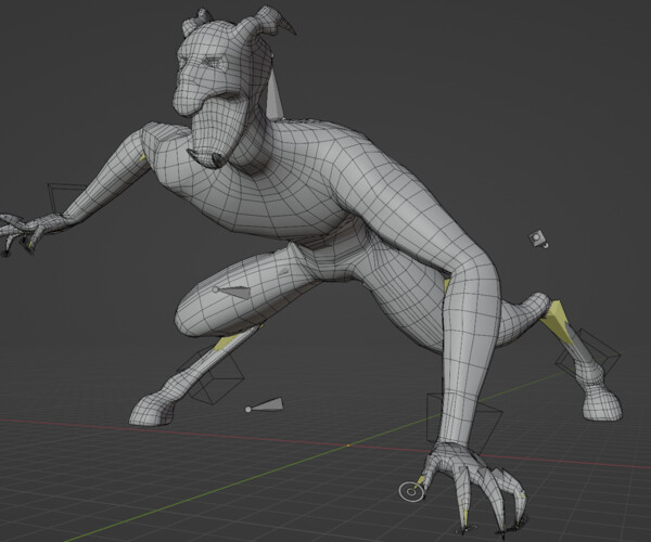 ArtStation - Rigged Deamon | Game Assets