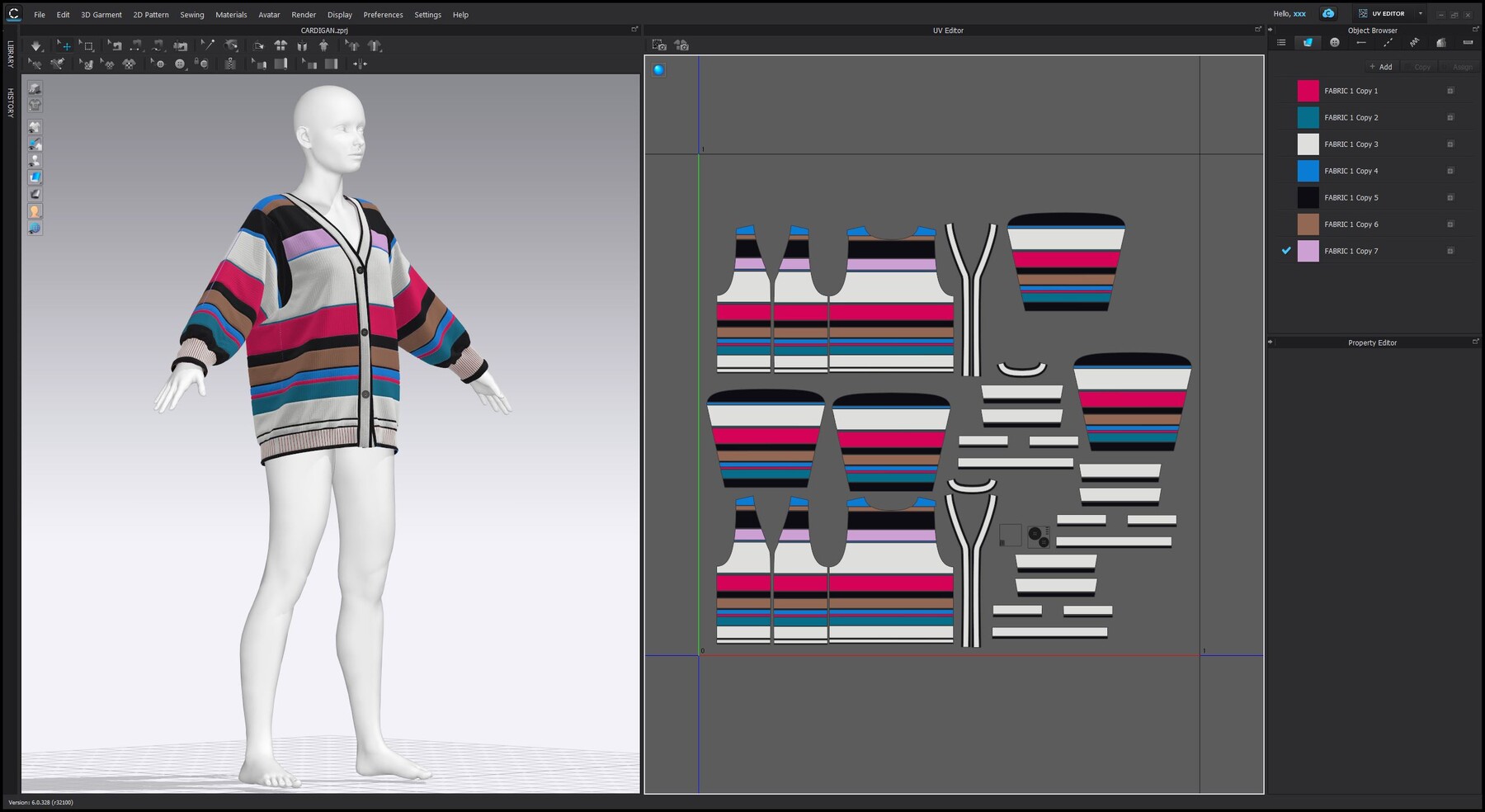 ArtStation - Streetwear Cardigan #001- Clo 3D / Marvelous Designer ...