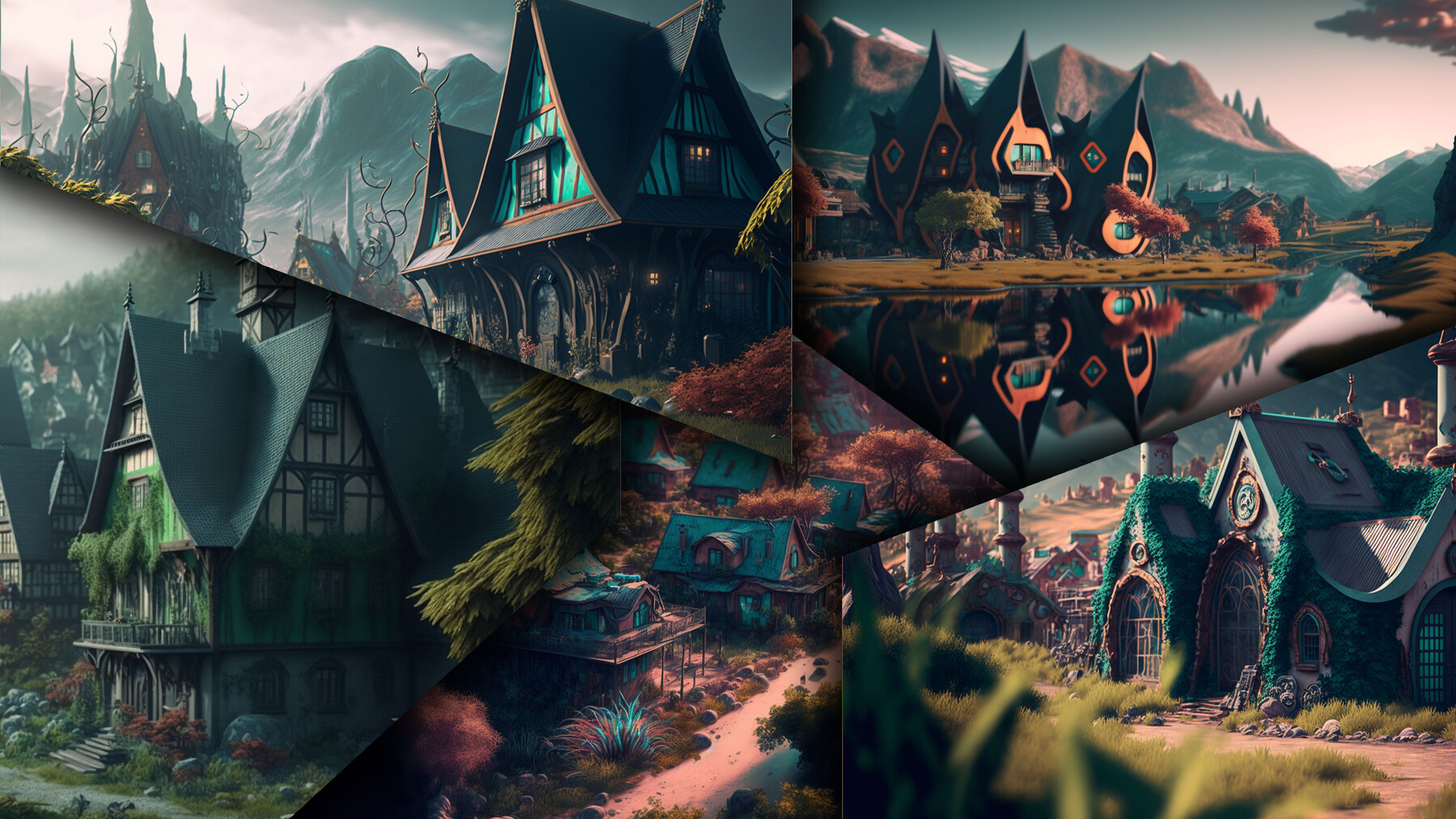 ArtStation - 108 Stylized Village (More Than 8K Resolution) | Artworks