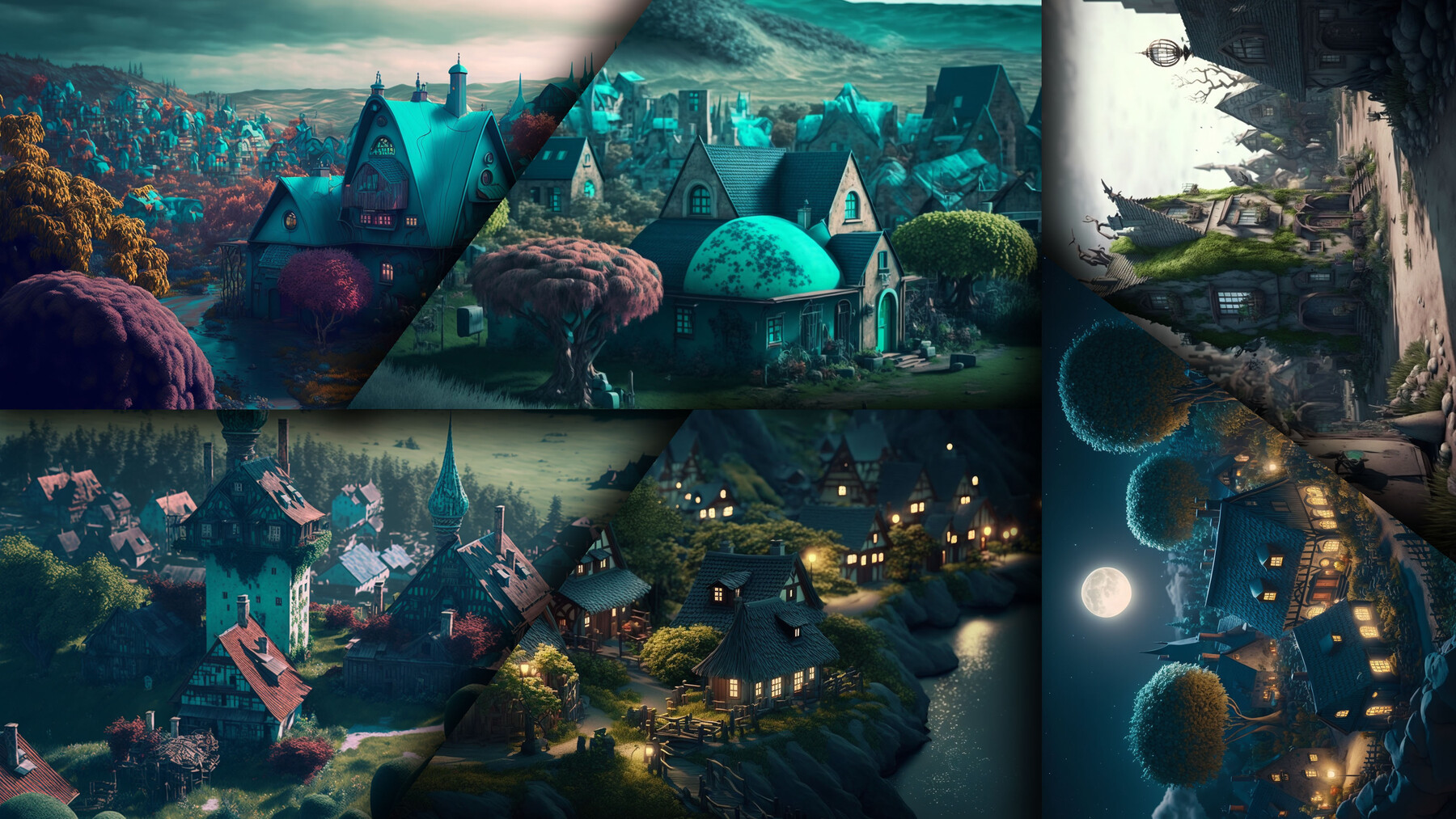 ArtStation - 108 Stylized Village (More Than 8K Resolution) | Artworks