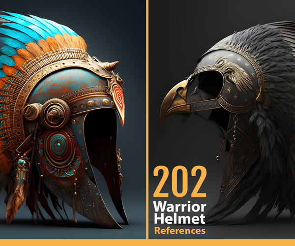 ArtStation - 202 Warrior Helmet references | Artworks