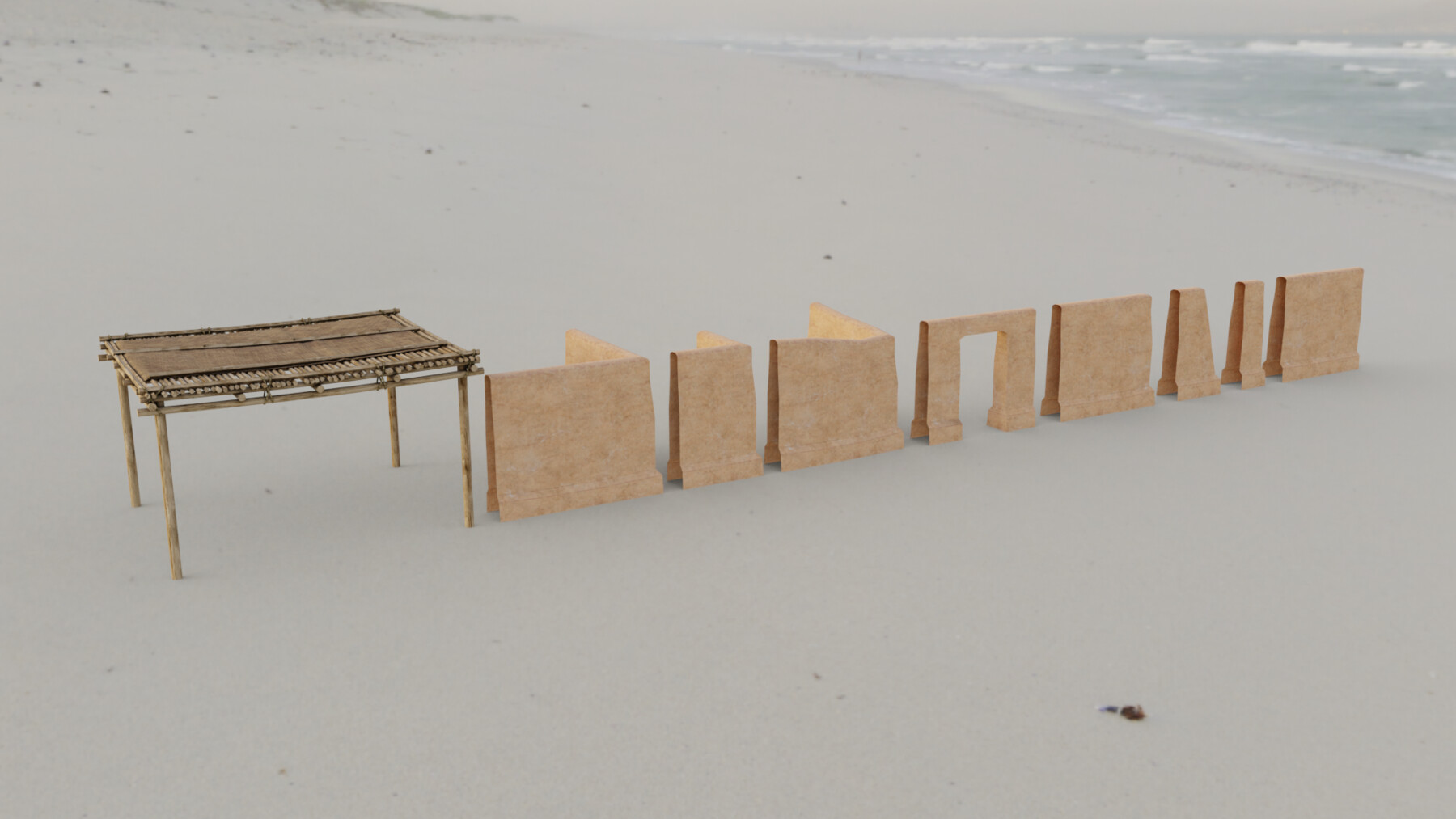 ArtStation - Modular Desert Walls | Game Assets