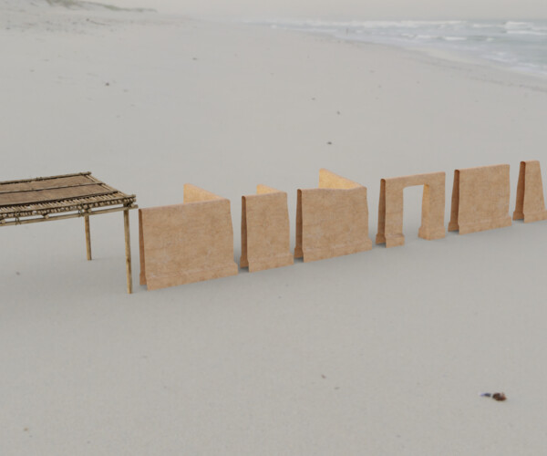 ArtStation - Modular Desert Walls | Game Assets