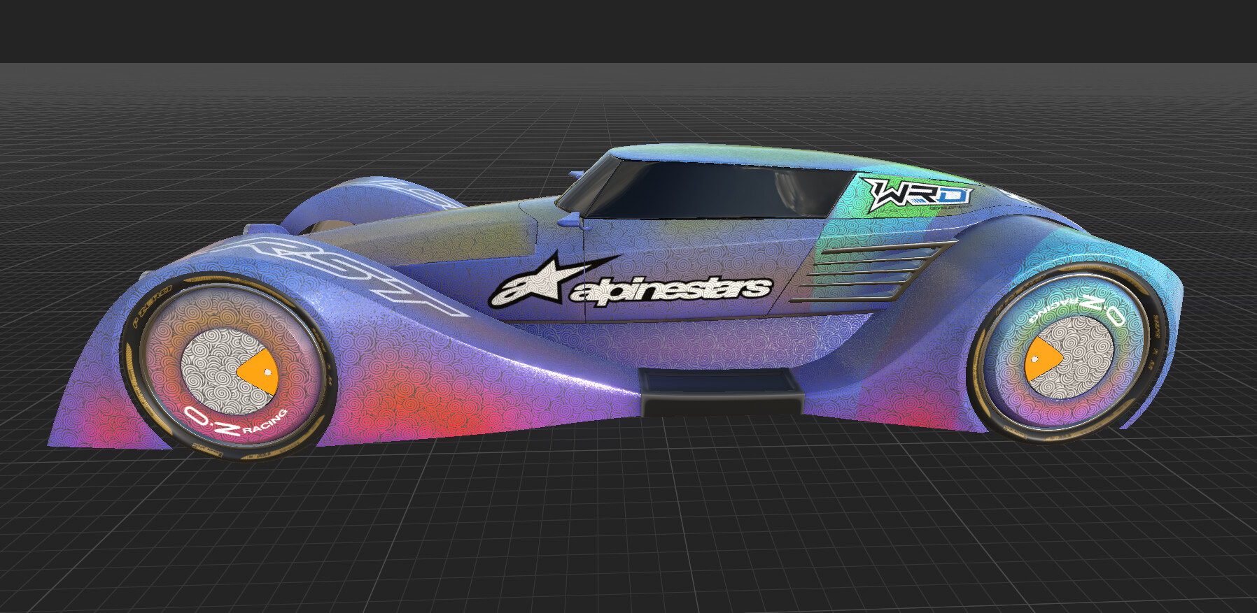 ArtStation - Mermac Retro Concept Car (3D model) | Resources