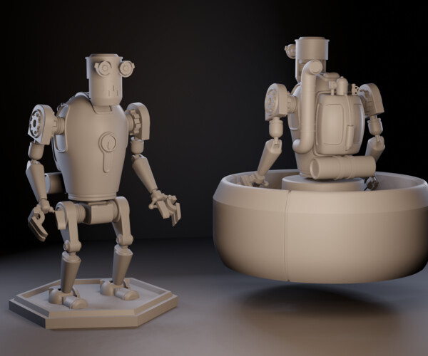 ArtStation - Pascal - Nier Automata 3D printable | Resources