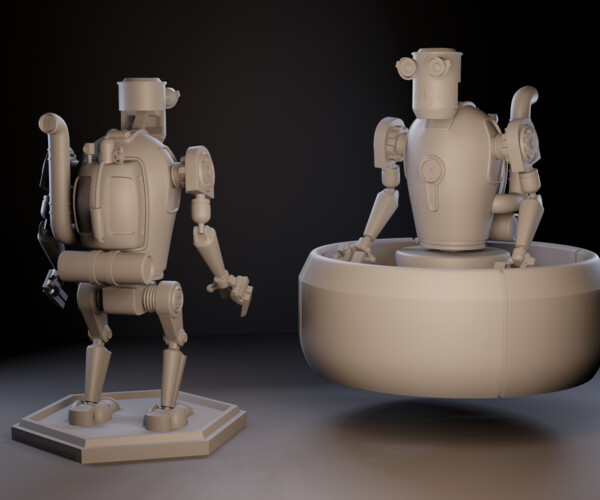 ArtStation - Pascal - Nier Automata 3D printable | Resources