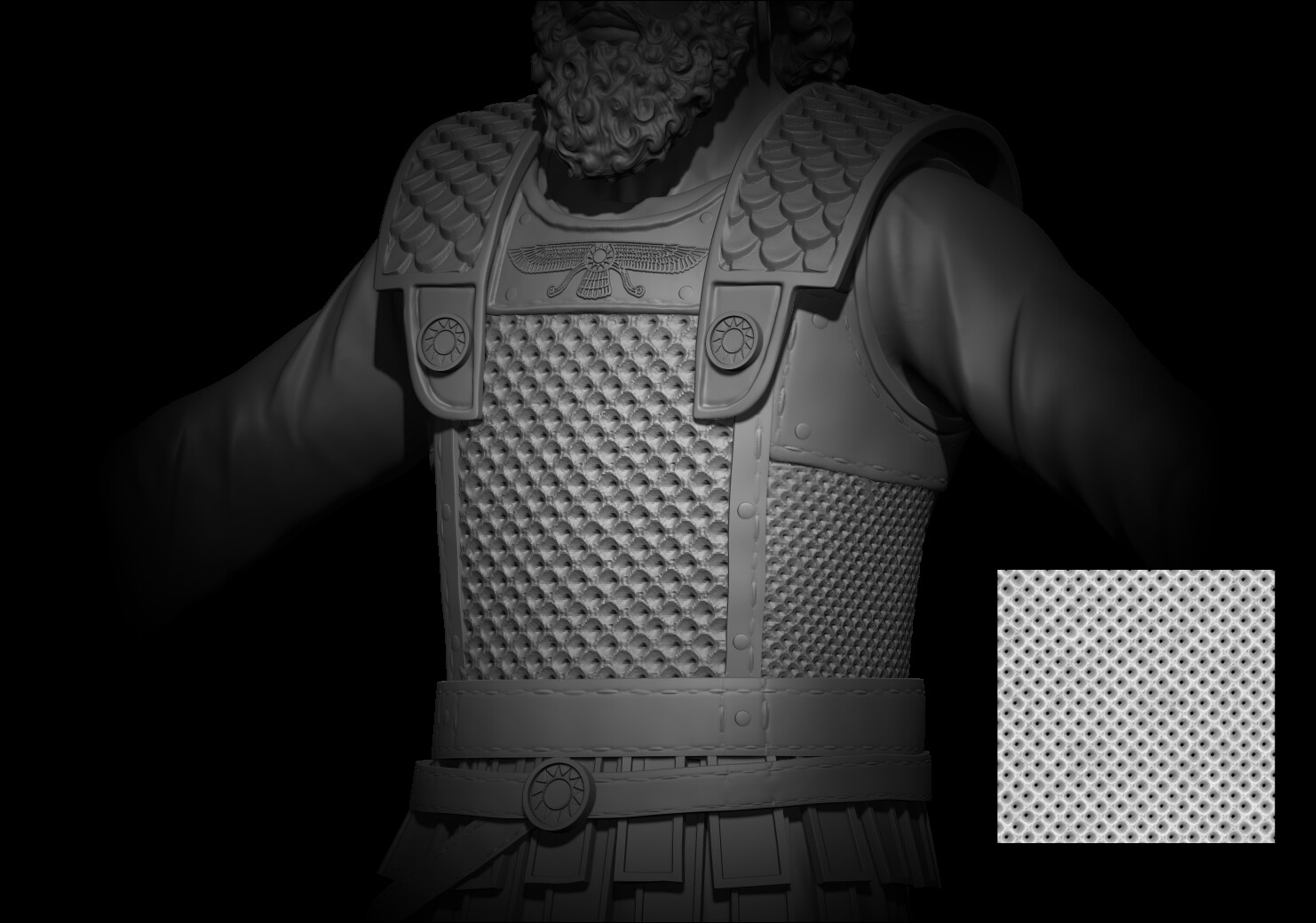 ArtStation - 10 ALPHA TEXTURES FOR ARMOR FREE | Brushes
