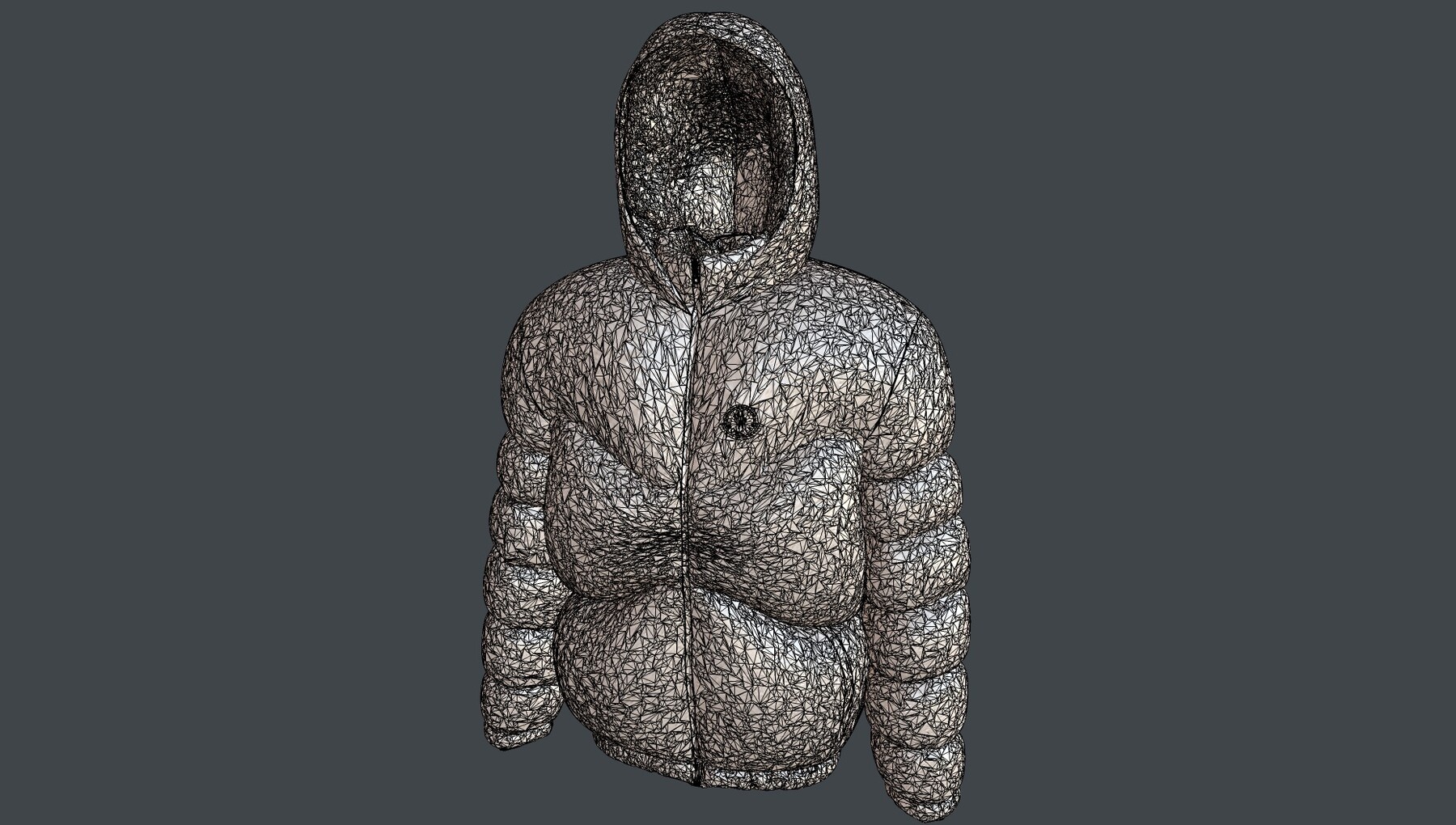 ArtStation - Moncler Suede Jacket Low-poly | Game Assets