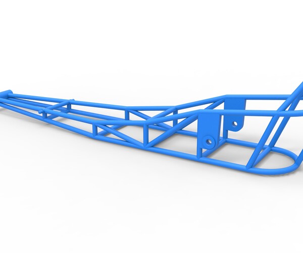 ArtStation - 3D printable Diecast Frame of old school Front engine ...