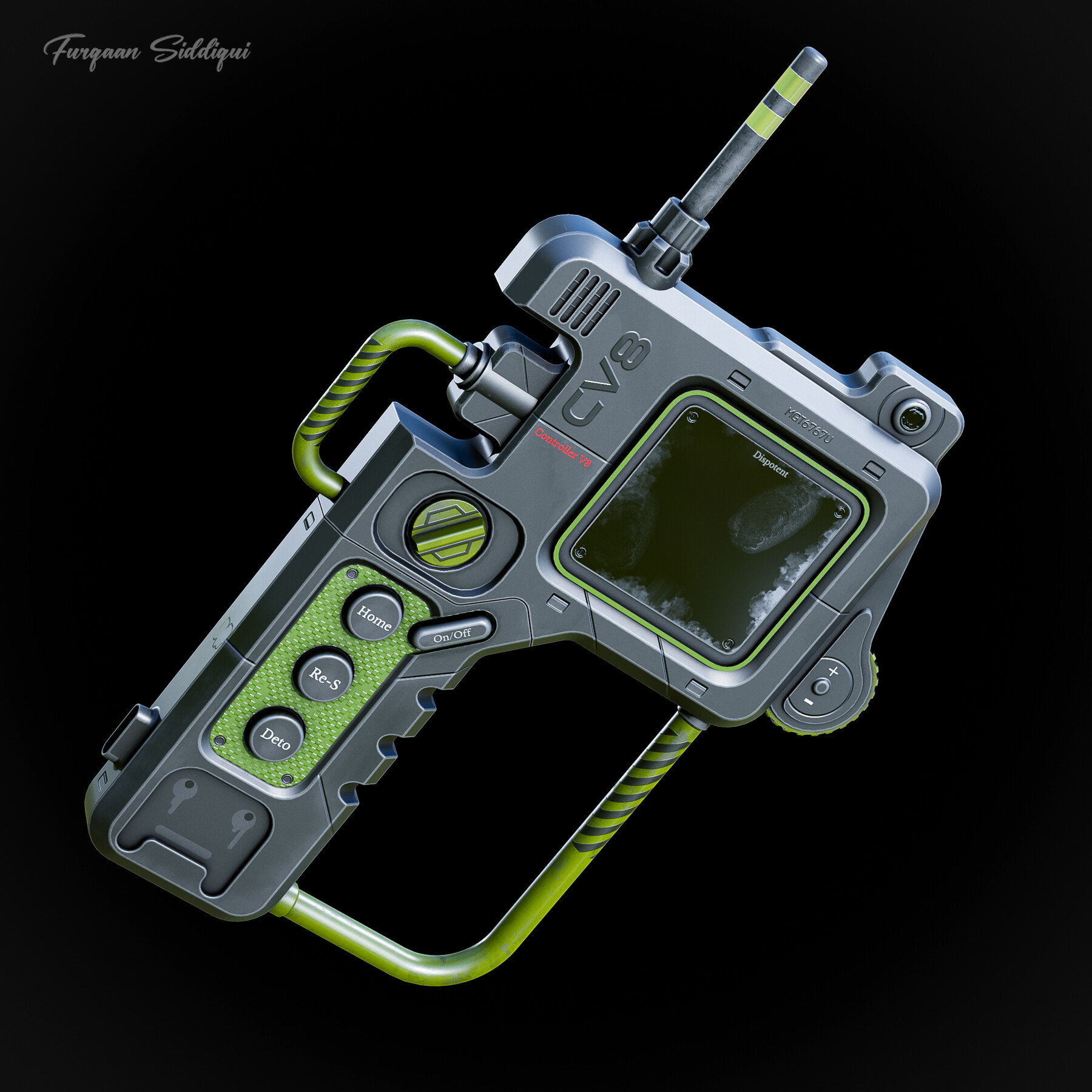 ArtStation - Sci-fi Controller V8 PBR | Game Assets