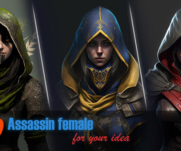 ArtStation - Assassin female references | Resources