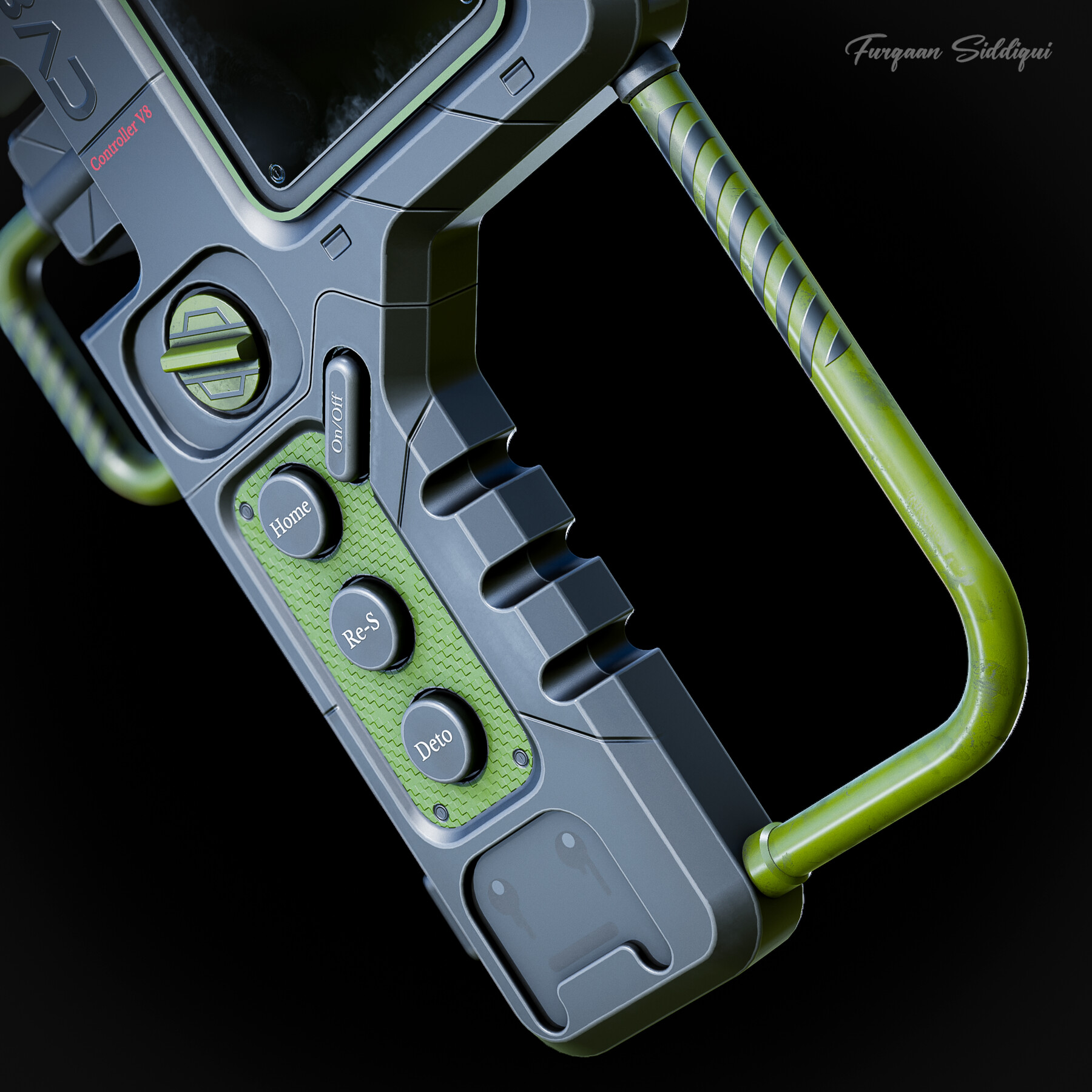 ArtStation - Sci-fi Controller V8 PBR | Game Assets