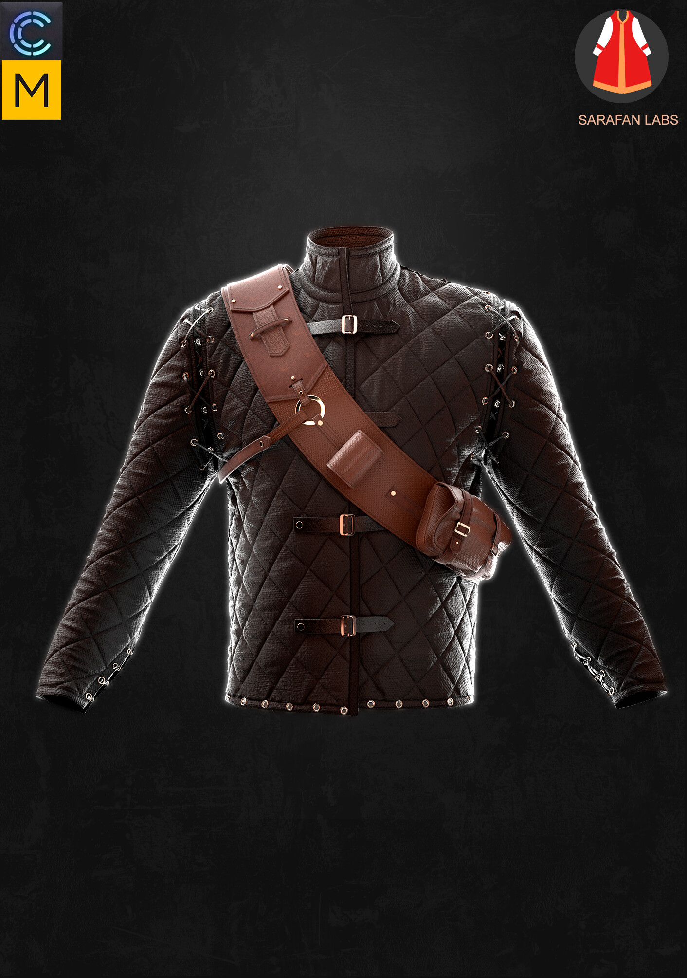 ArtStation - Men`s Medieval Jacket | Game Assets