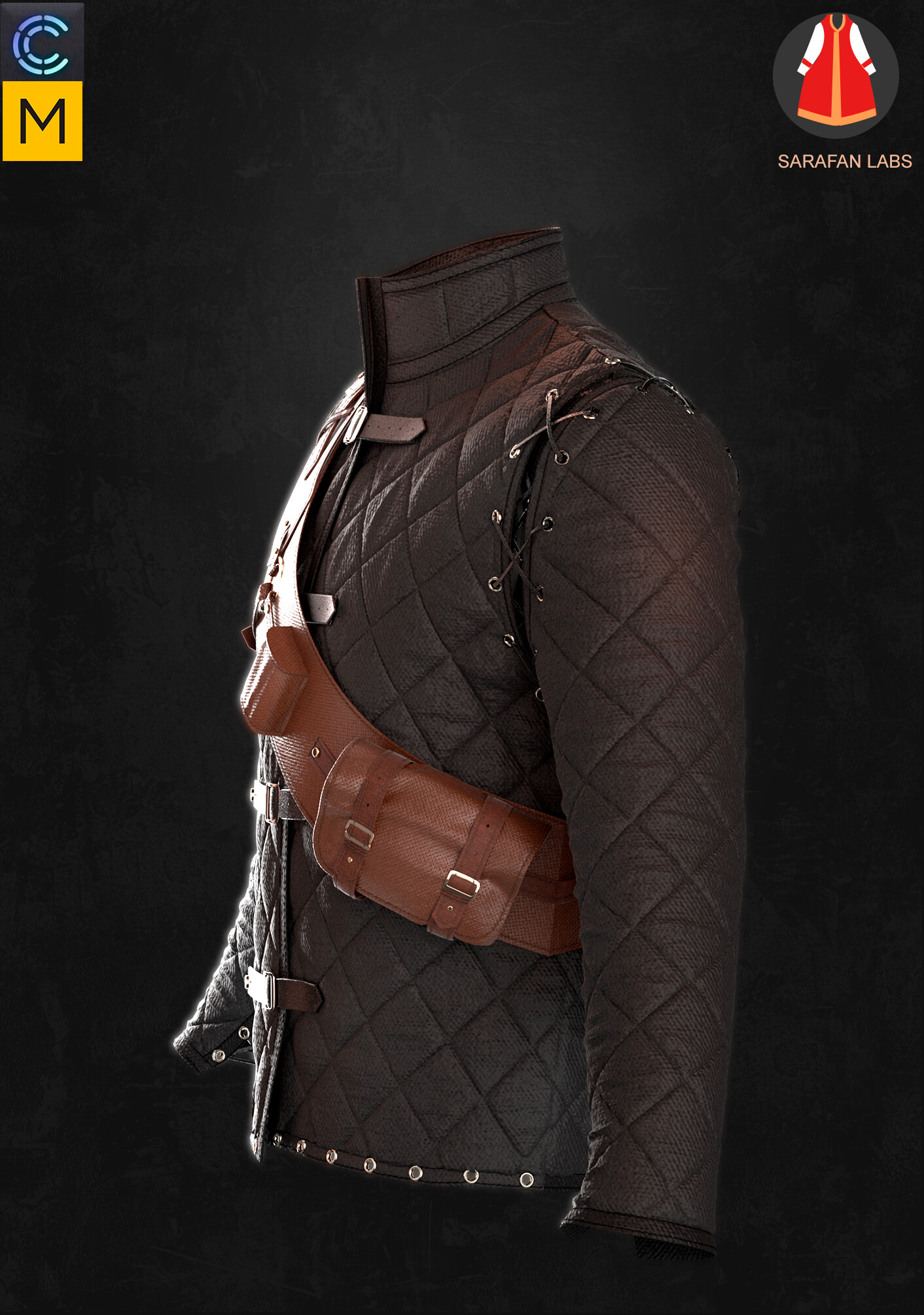 ArtStation - Men`s Medieval Jacket | Game Assets