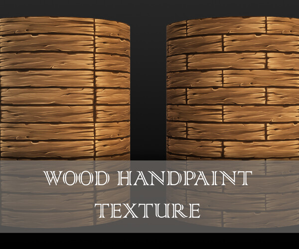 ArtStation - Wood Handpaint Texture | Game Assets