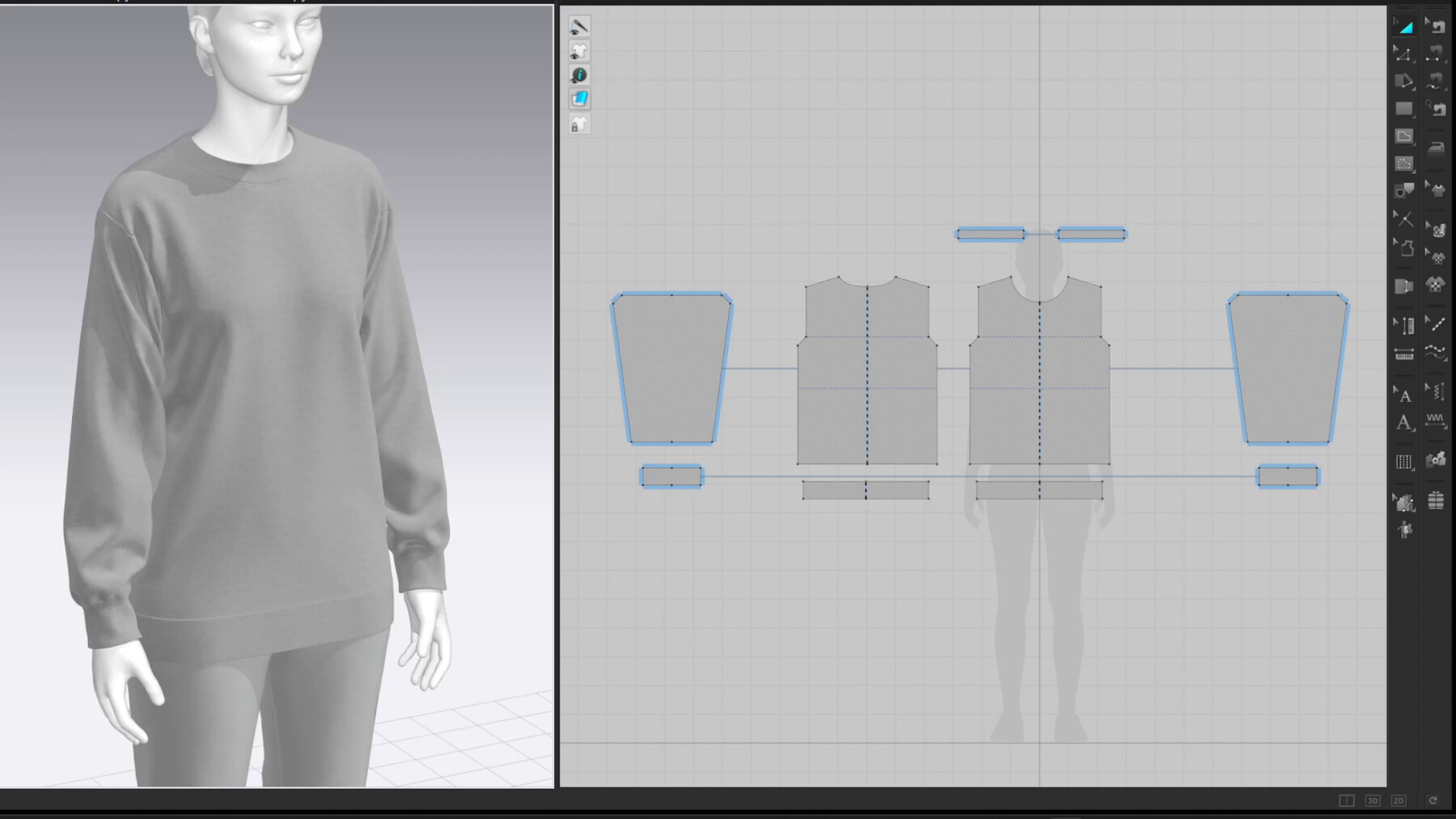 ArtStation - Women Crew Neck Sweater, Marvelous Designer, Clo +obj, fbx ...