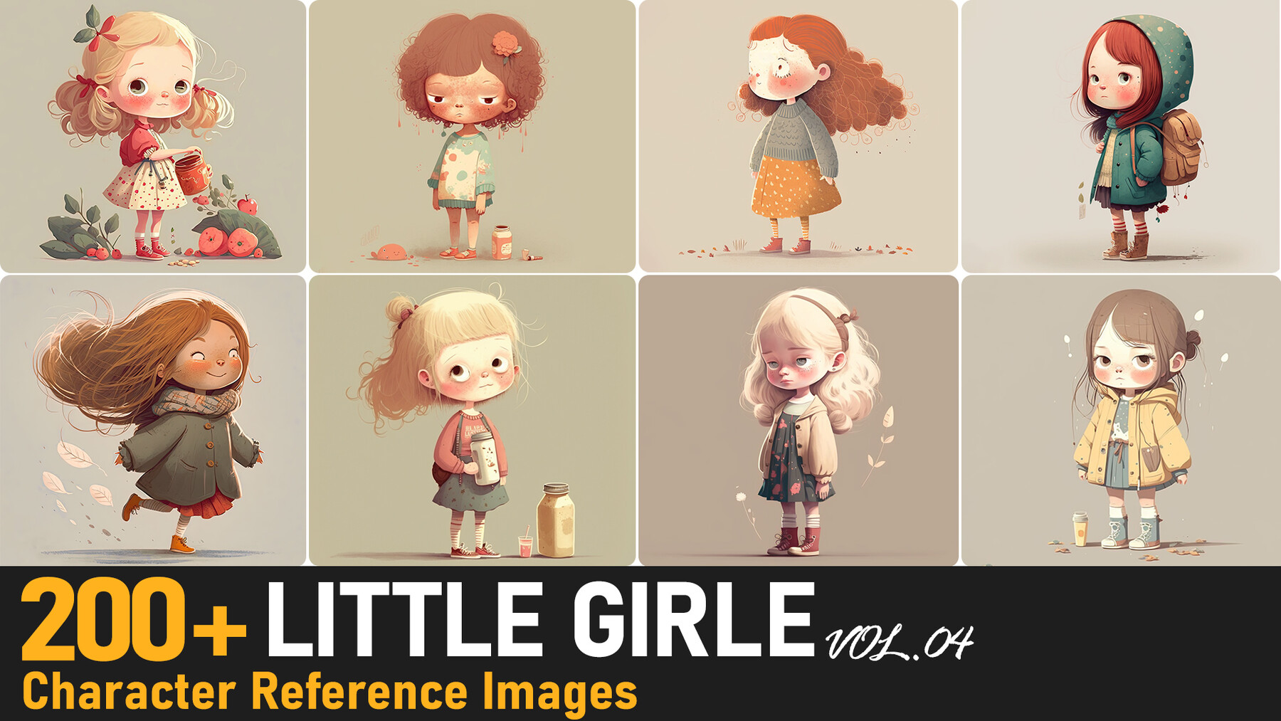 ArtStation - Little Girl VOL.04|6K Reference Images | Artworks