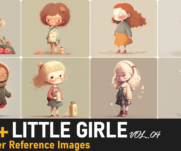 ArtStation - Little Girl VOL.04|6K Reference Images | Artworks