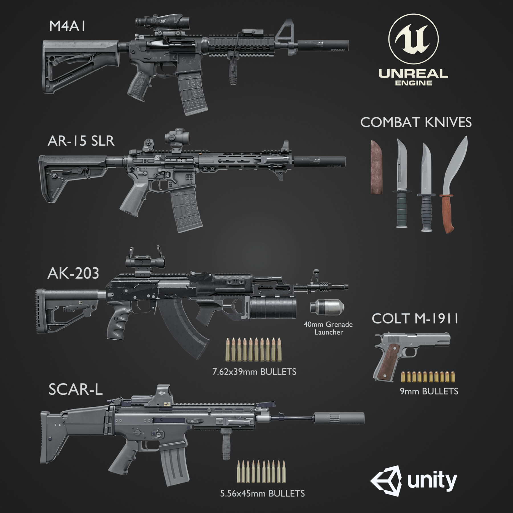 ArtStation - Military Weapons Collection | Game Assets