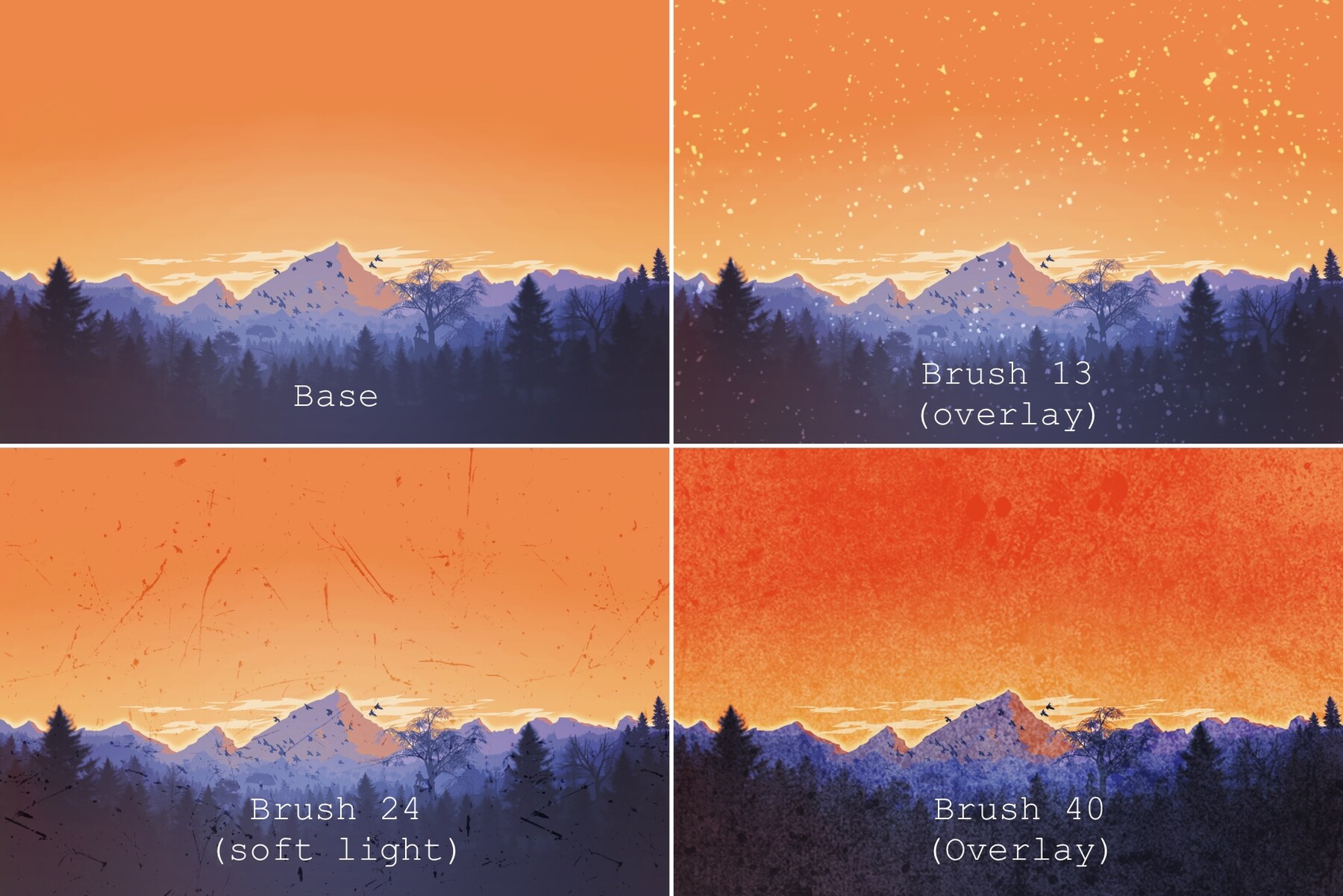 ArtStation - Grunge Brushes For Procreate, Texture Brush, Illustration ...