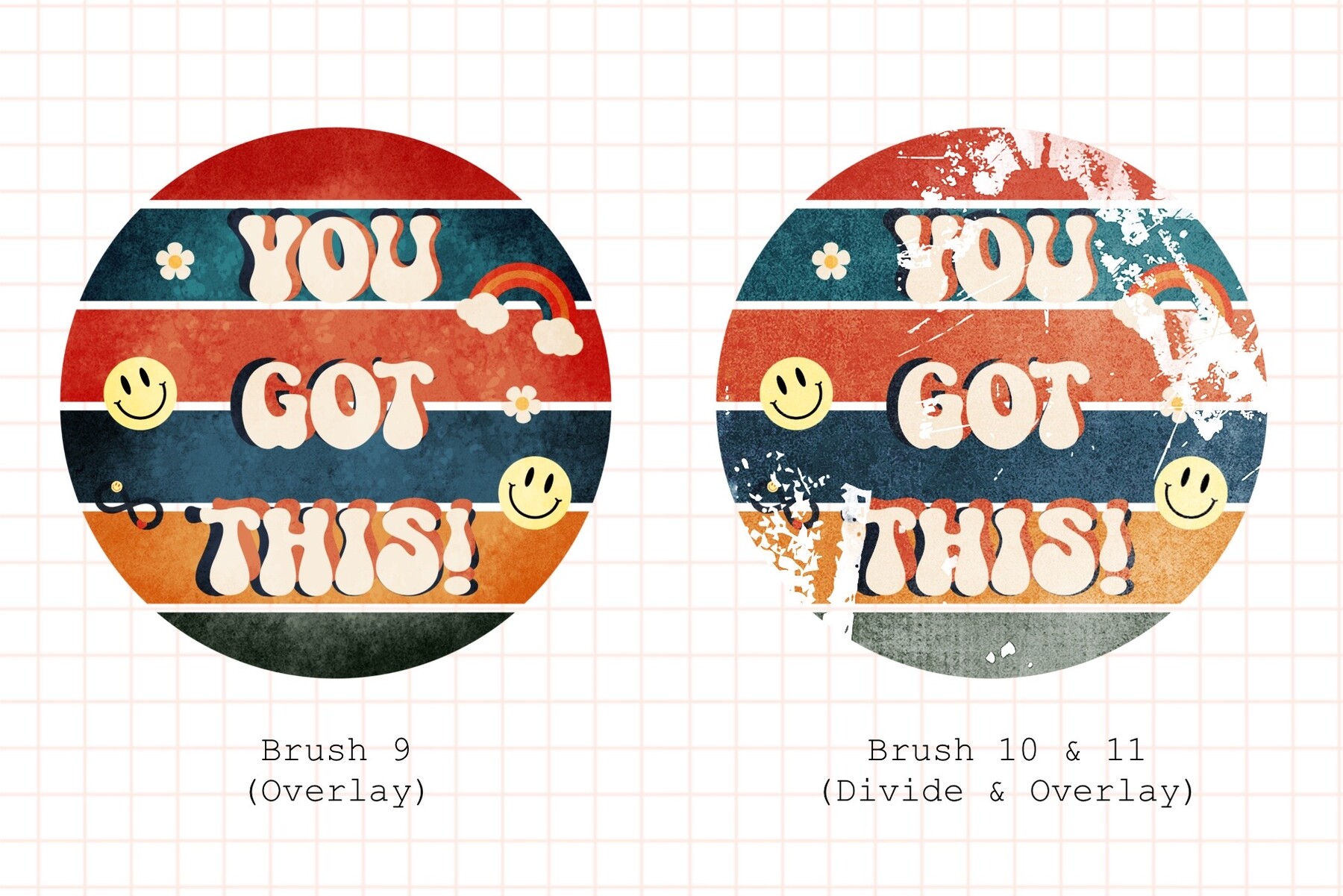 ArtStation - Grunge Brushes For Procreate, Texture Brush, Illustration ...