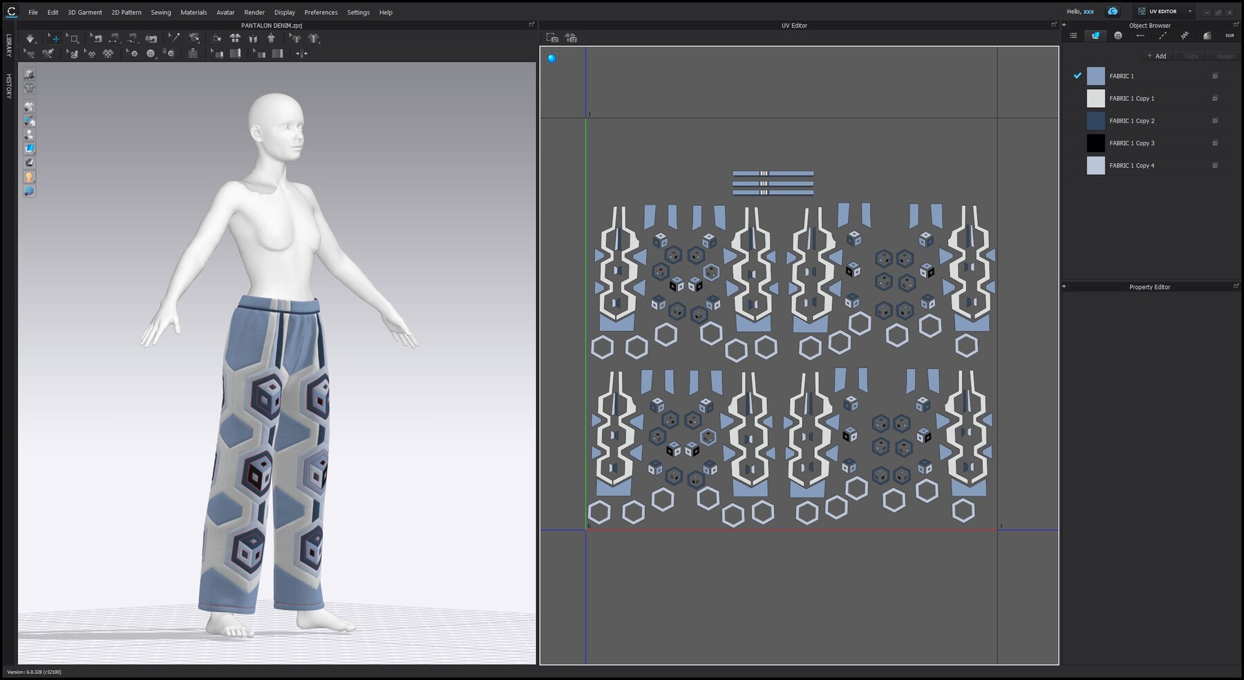 ArtStation - Streetwear Denim Pants #011 - Clo 3D / Marvelous Designer ...