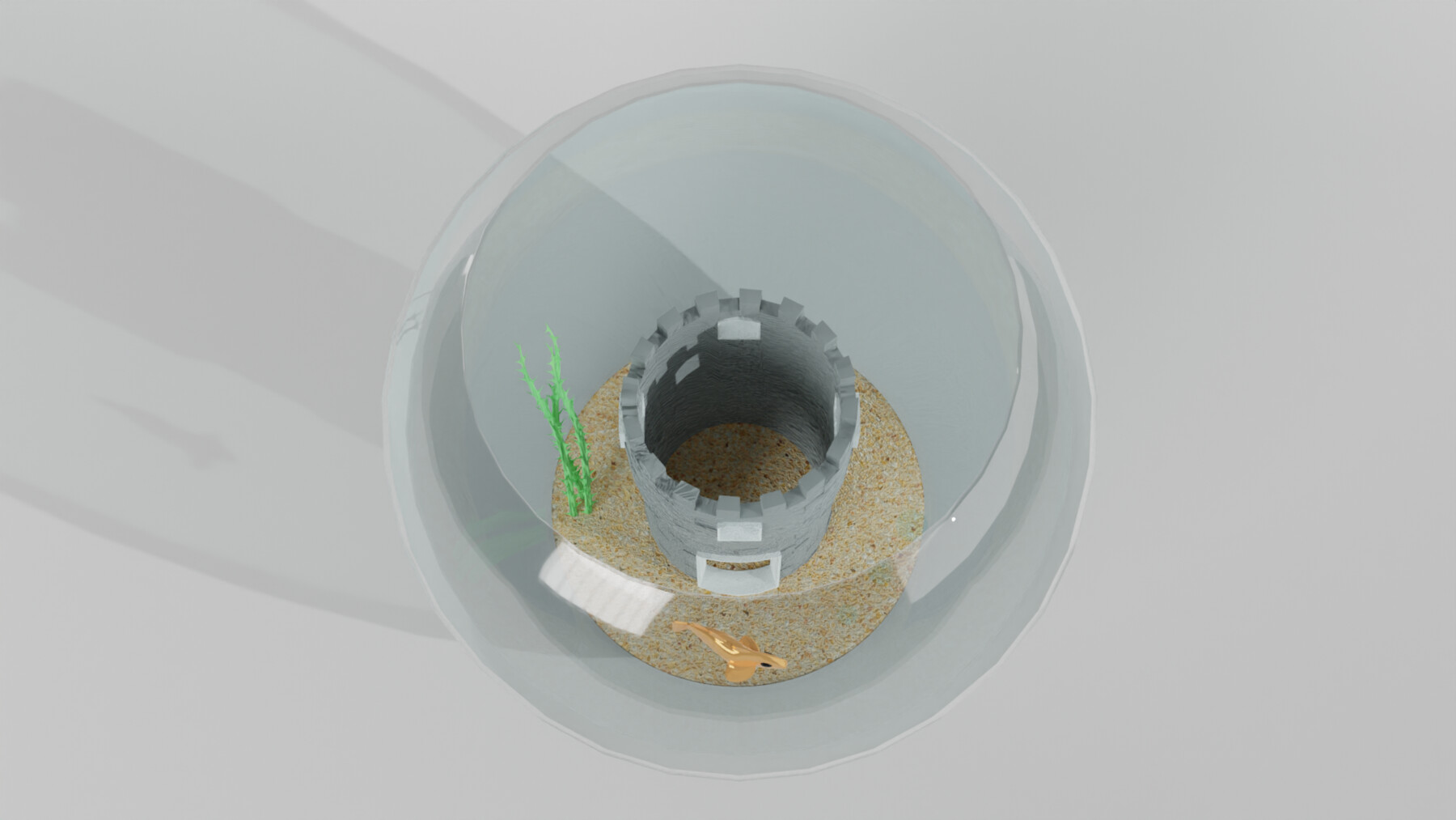ArtStation - Fish bowl with Tower | Resources