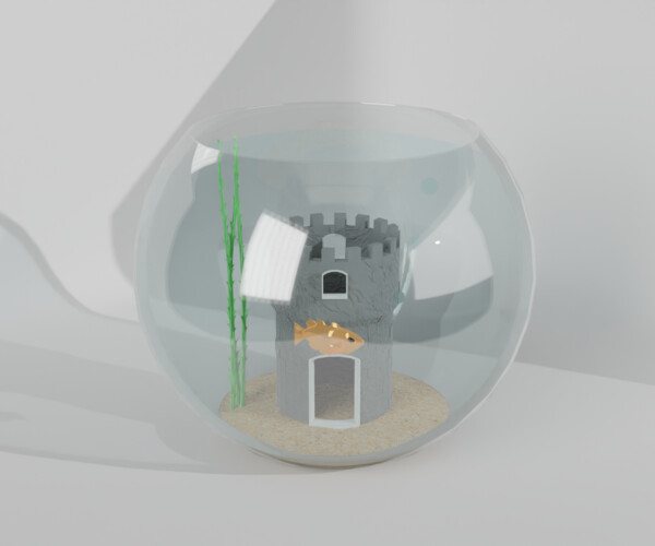 ArtStation - Fish bowl with Tower | Resources
