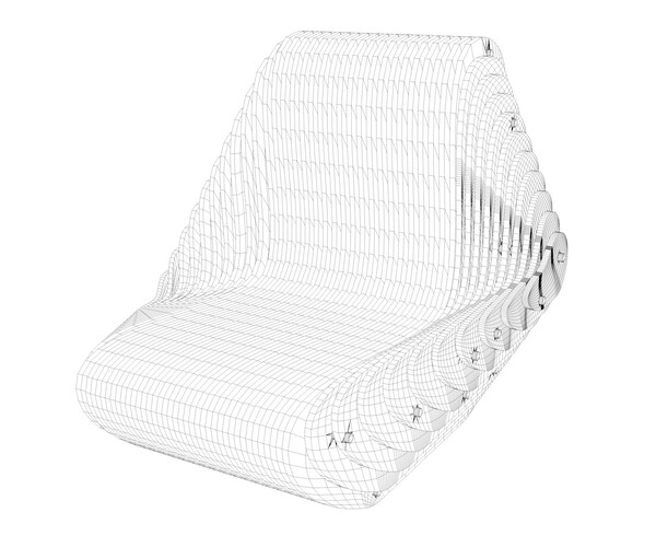 ArtStation - Asymmetrical Parametric chair | Resources