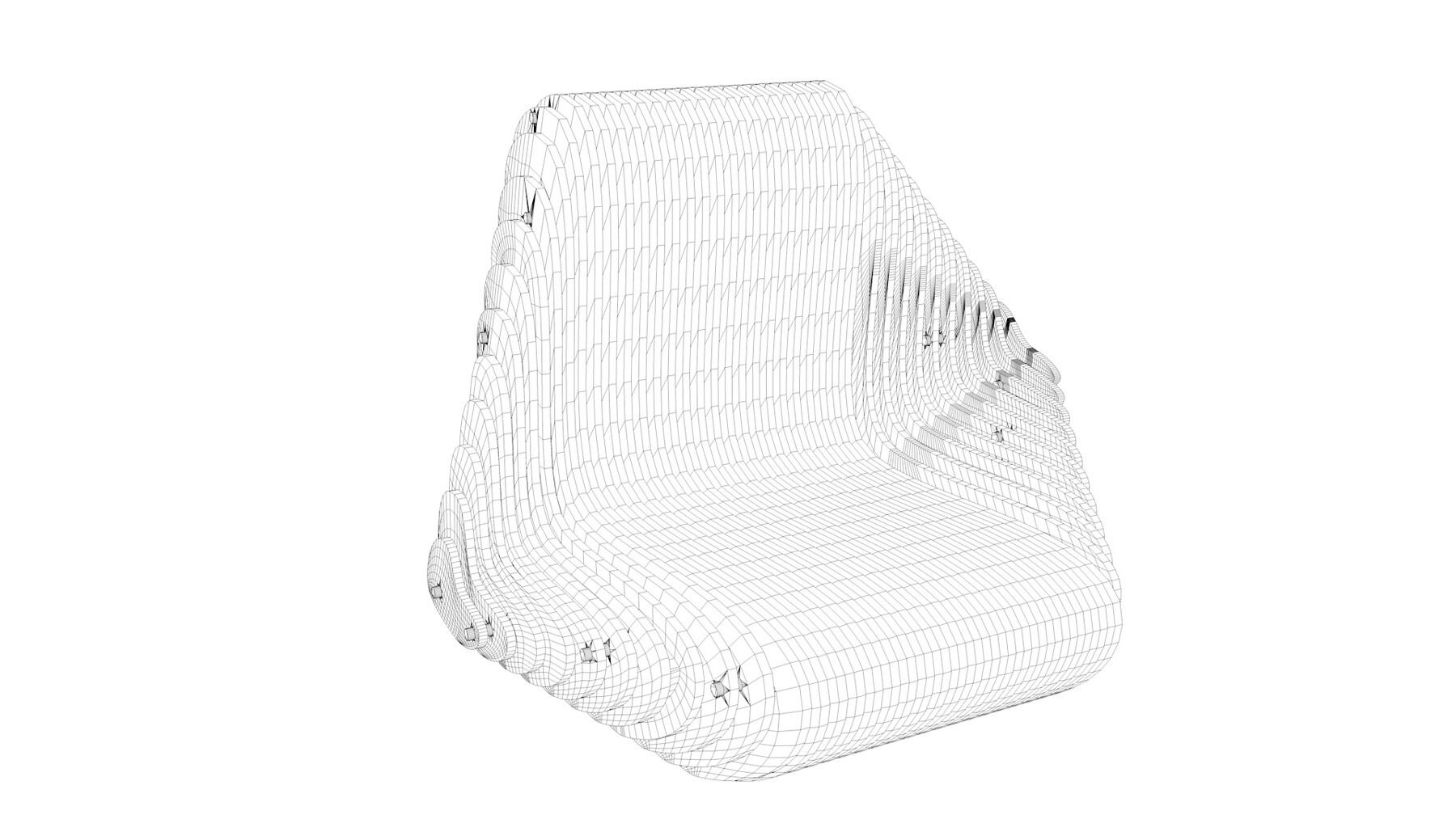 ArtStation - Asymmetrical Parametric chair | Resources