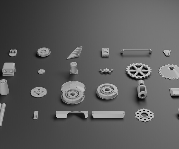 ArtStation - Tank Kit Bash | Resources