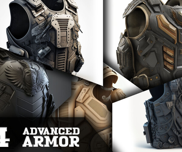 ArtStation - 104 Advanced Armor (4K Resolution) | Artworks