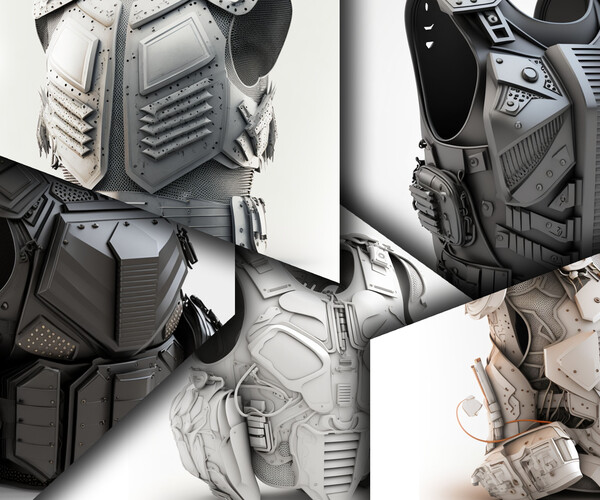 ArtStation - 104 Advanced Armor (4K Resolution) | Artworks