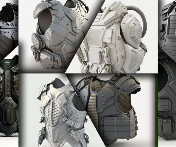 ArtStation - 104 Advanced Armor (4K Resolution) | Artworks