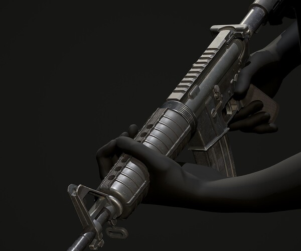 ArtStation - M4A1 | Game Assets
