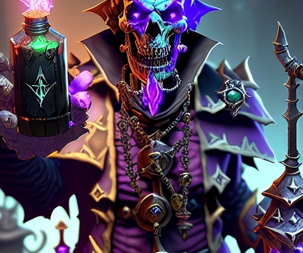 ArtStation - Necromancer pack part 2 (84 illustrations) | Artworks