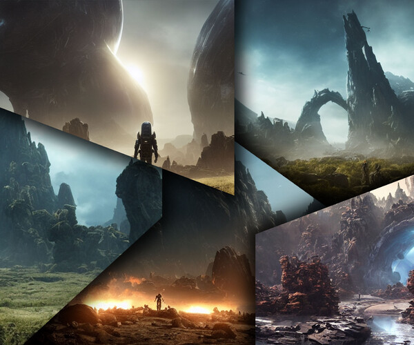 ArtStation - 113 Space Environment (More Than 8K Resolution) | Artworks