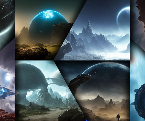 ArtStation - 113 Space Environment (More Than 8K Resolution) | Artworks