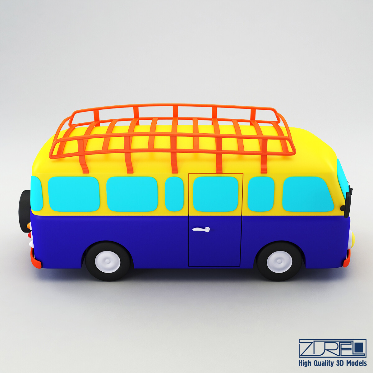 ArtStation - Retro Bus | Resources