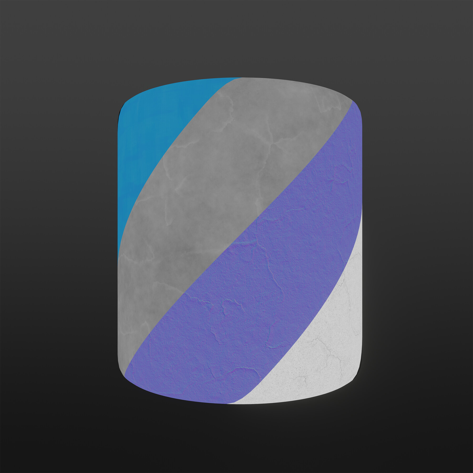 ArtStation - Stylized Painted Plaster | Game Assets