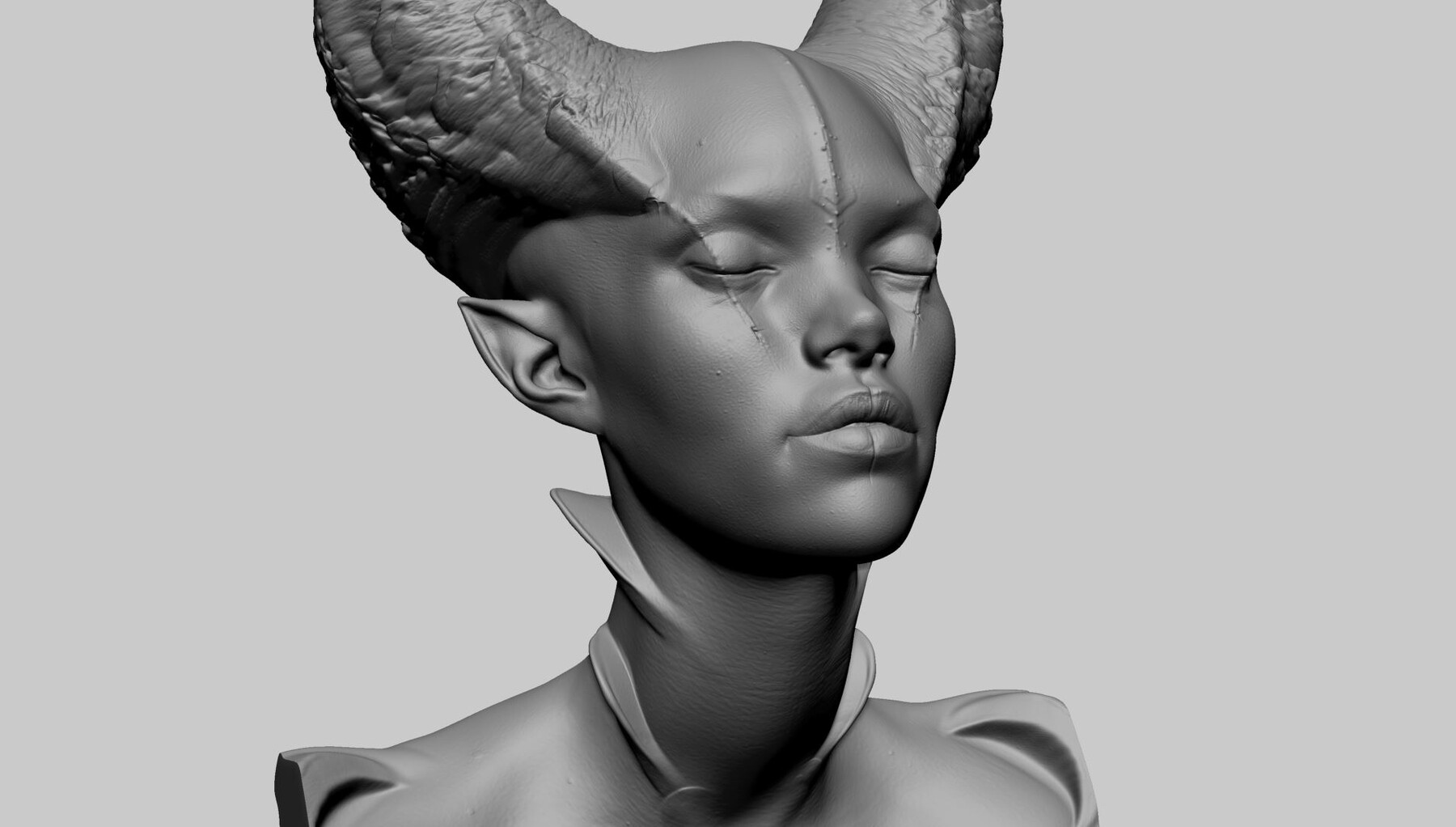 ArtStation - Fantasy Female Bust A | Resources