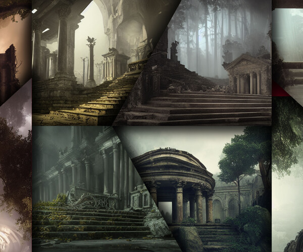 ArtStation - 148 Destroyed Historical Buildings (More Than 8K ...