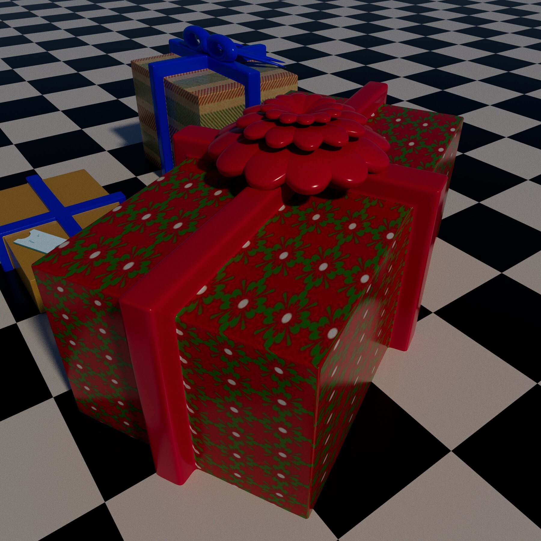 ArtStation - Set of Presents (3) | Game Assets