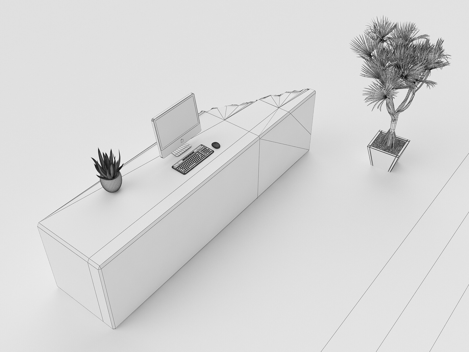 ArtStation - Reception Desk - 002 | Resources